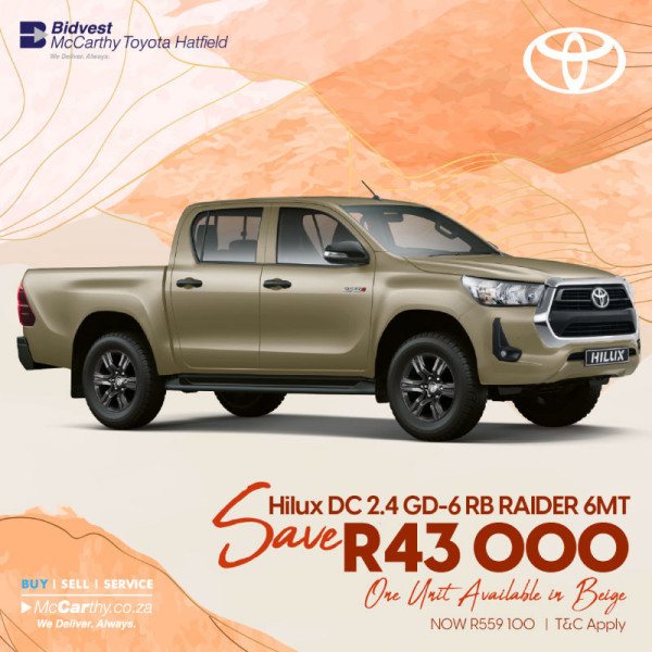 Hilux DC 2.4 GD-6 RB Raider 6MT