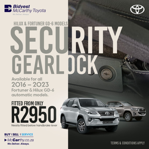 Hilux and Fortuner GD-6 Security Gearlock