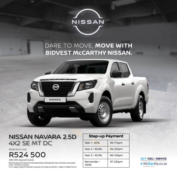 Nissan Navara 2.5D 4x2 SE MT DC
