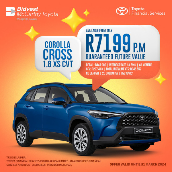 Toyota Specials | Bidvest McCarthy Toyota Midrand
