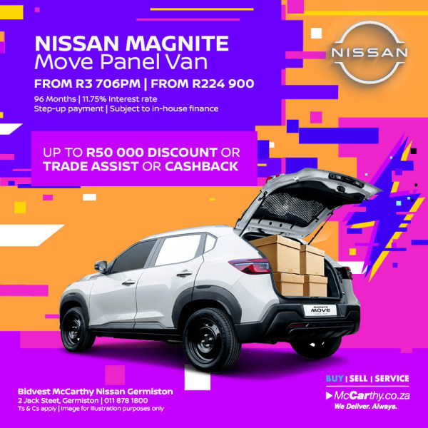 Nissan Magnite Move Panel Van