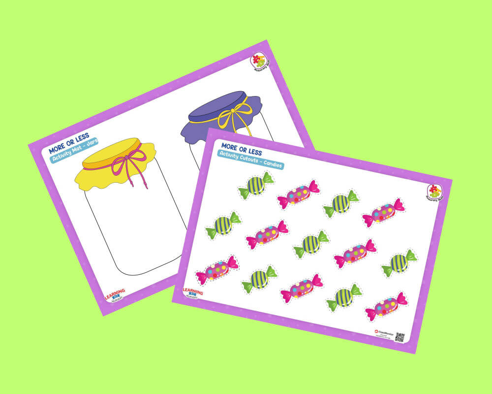 Numeracy Skills Activity More And Less Number Activity - ClassMonitor