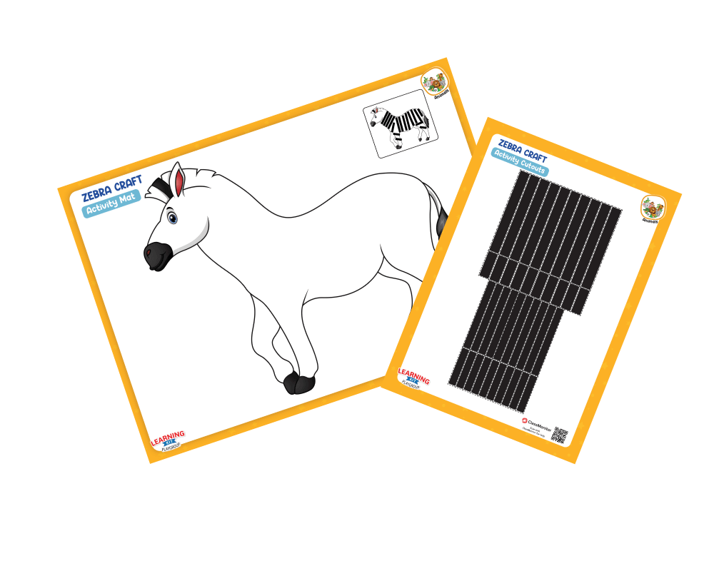Animals Activity Zebra Craft - ClassMonitor