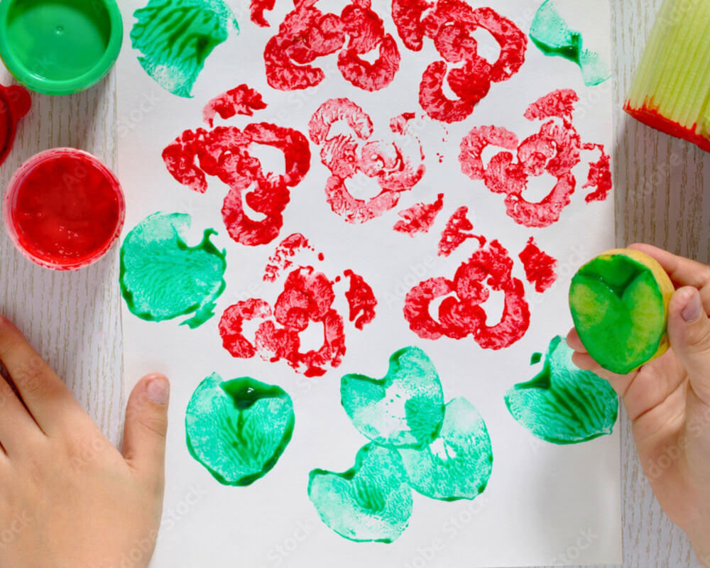 Fruits And Vegetable Activity Vegetable Printing Activity - ClassMonitor