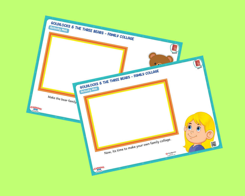 Stories Activity Goldilocks & The Three Bears - Family Collage ...