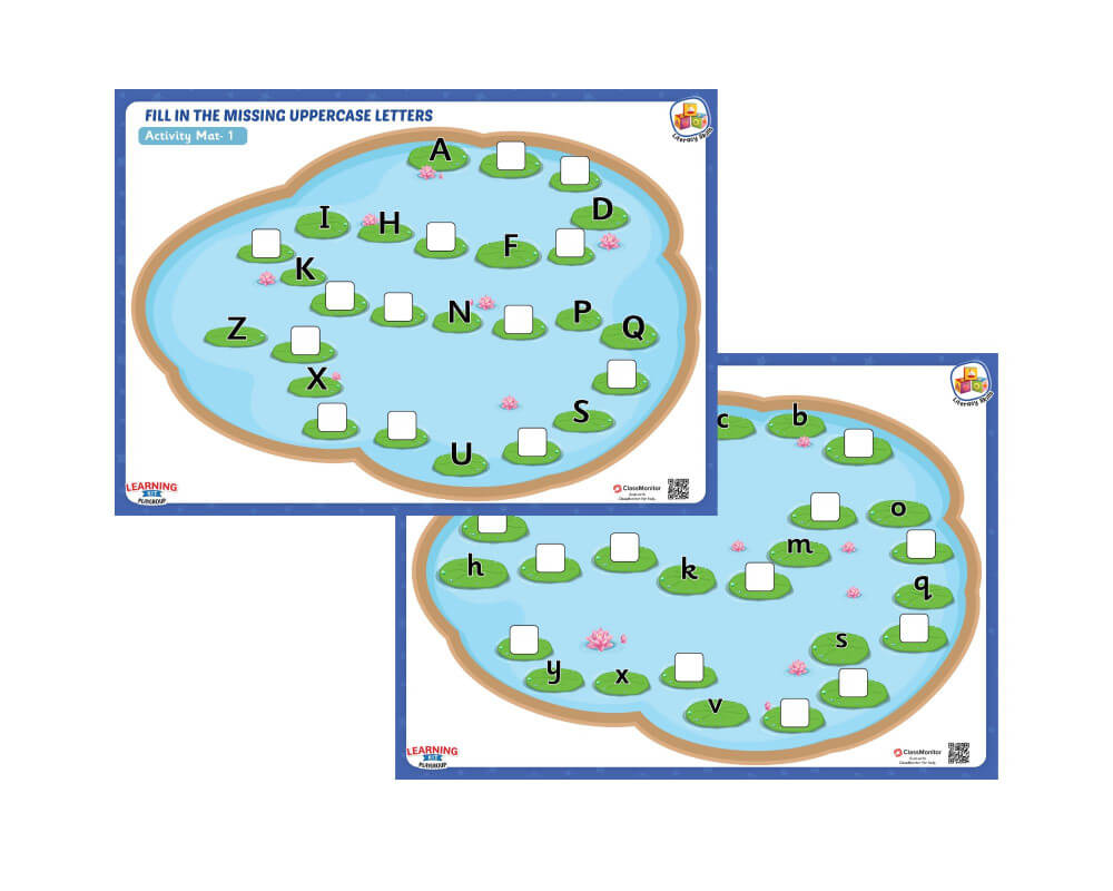 Literacy Skills Activity Fill In The Missing Letters - Lily Pad ...
