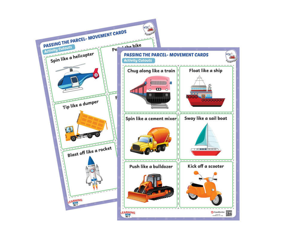 Transportation Activity Passing The Parcel - Movement Game - ClassMonitor