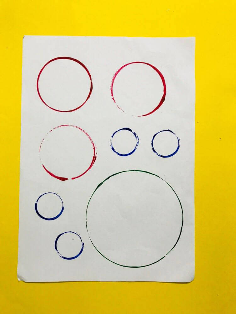 Do-It-Yourself Activity Painting With Circles - Shapes - ClassMonitor