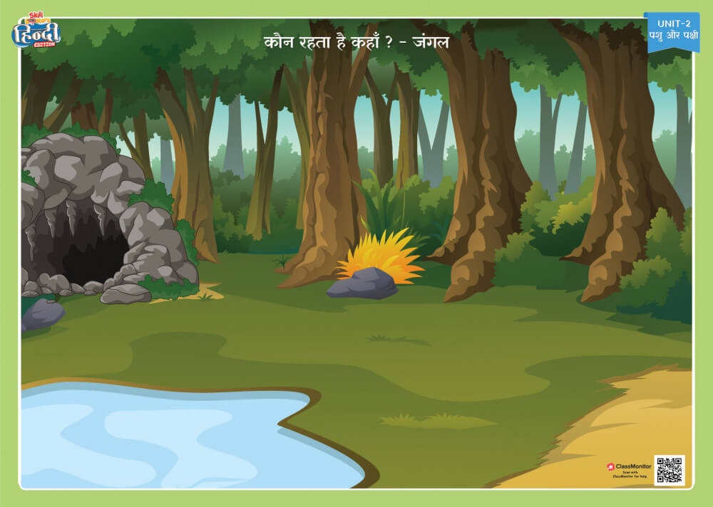 पशु और पक्षी Activity कौन रहता है कहाँ ? - ClassMonitor