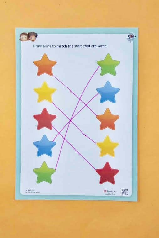 Do-It-Yourself Activity Twinkle Twinkle Little Star- Matching Worksheet ...