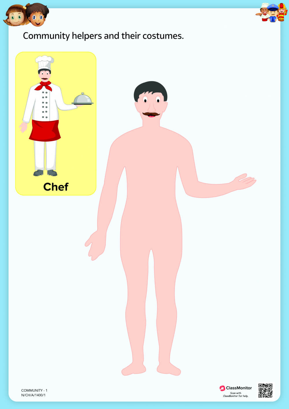 Community Helpers Activity Community Helpers And Their Costumes ...