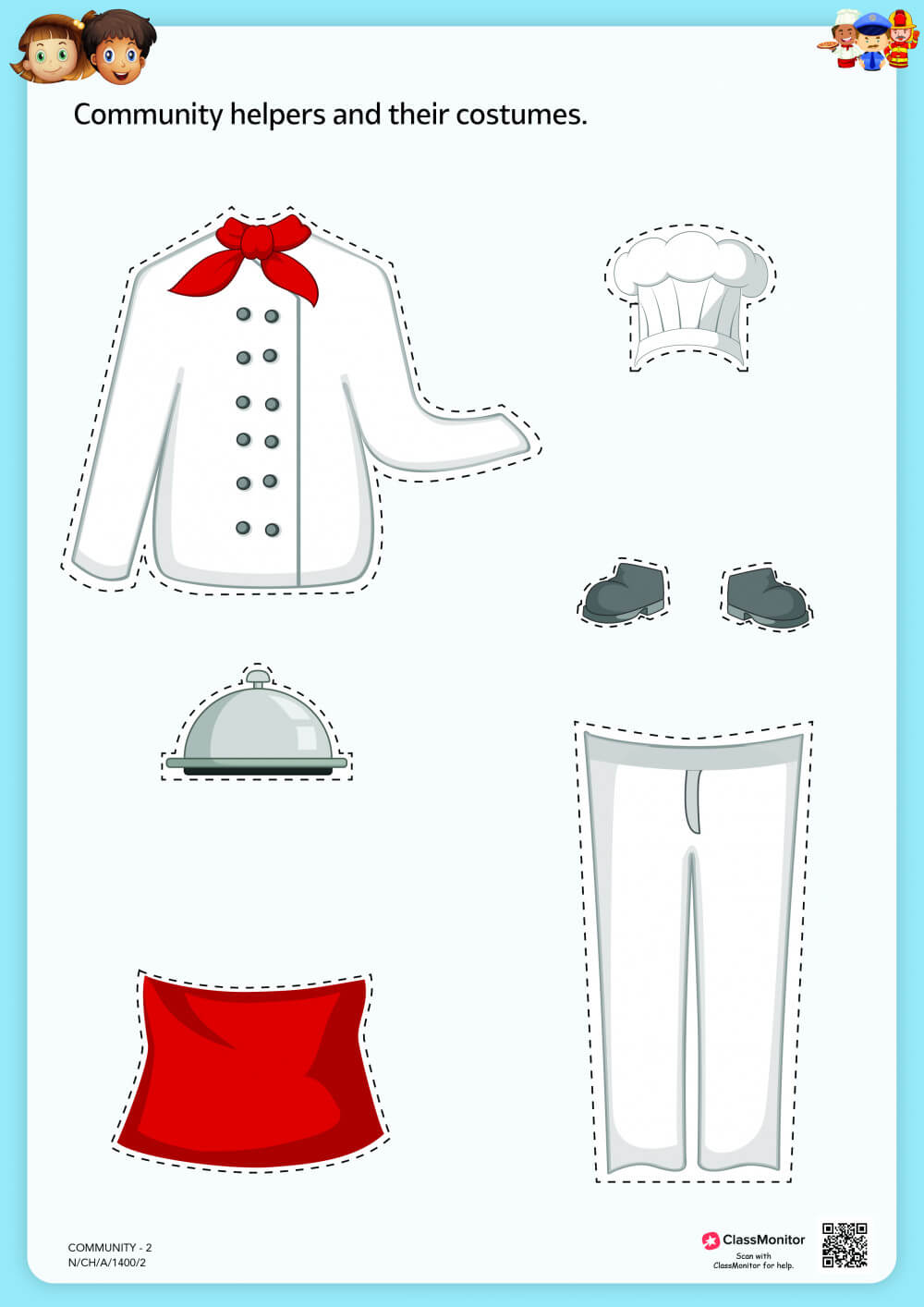 Community Helpers Activity Community Helpers And Their Costumes ...