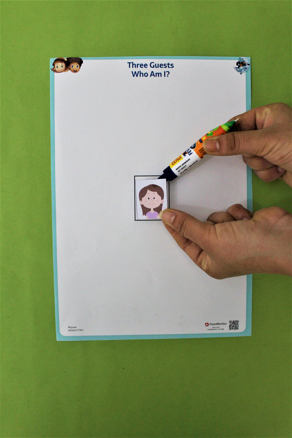 Rhymes Activity Three Guests - Who Am I ? (Adjectives) - ClassMonitor