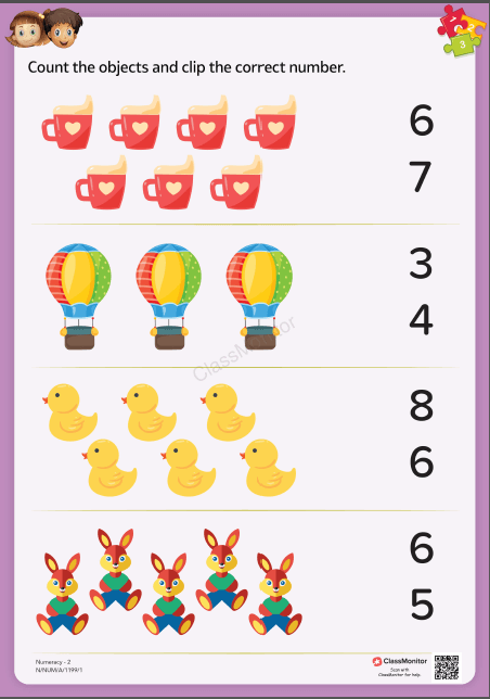 Browse Worksheets for Nursery - ClassMonitor
