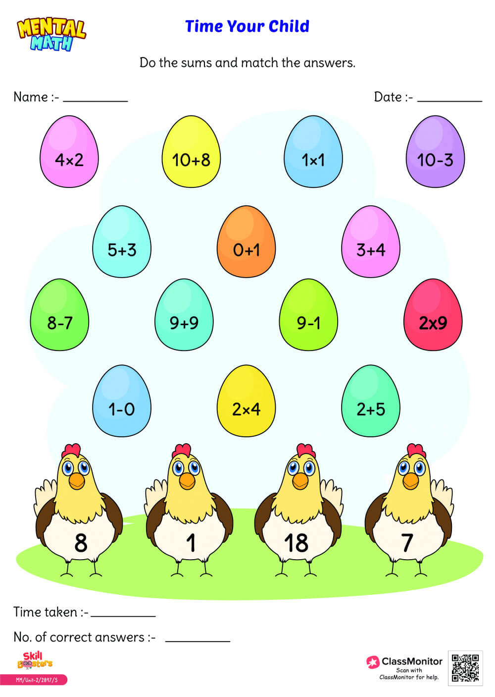 Browse Mathematics Worksheets - ClassMonitor