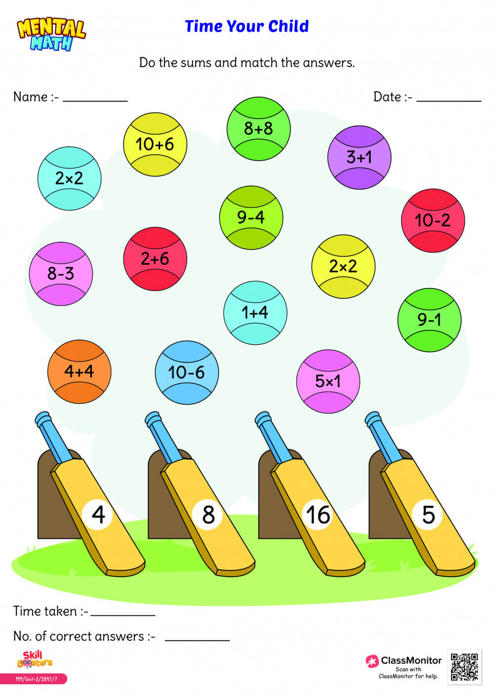 Browse Mathematics Worksheets - ClassMonitor