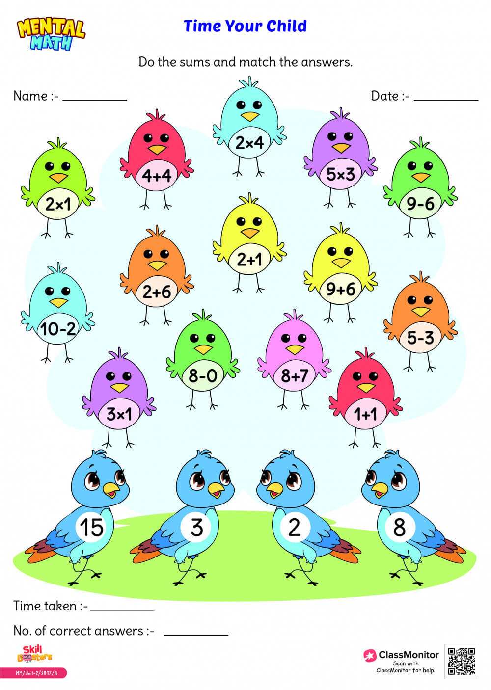 Worksheet - Spot The Difference - ClassMonitor