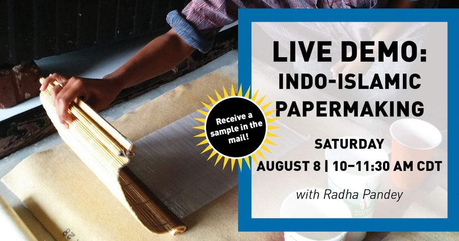 LIVE DEMO: Indo-Islamic Papermaking | MPLSART.COM