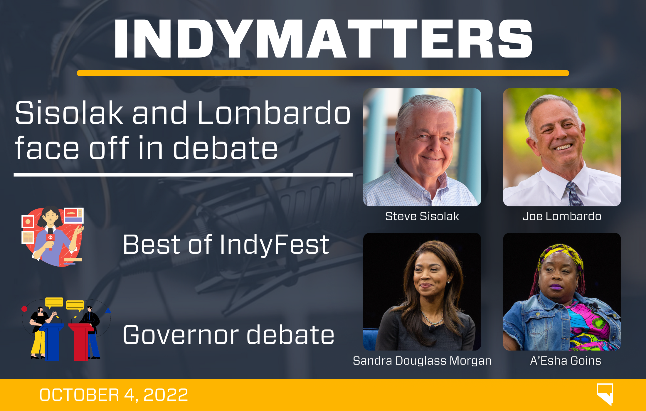 Sisolak and Lombardo face off in debate - The Nevada Independent