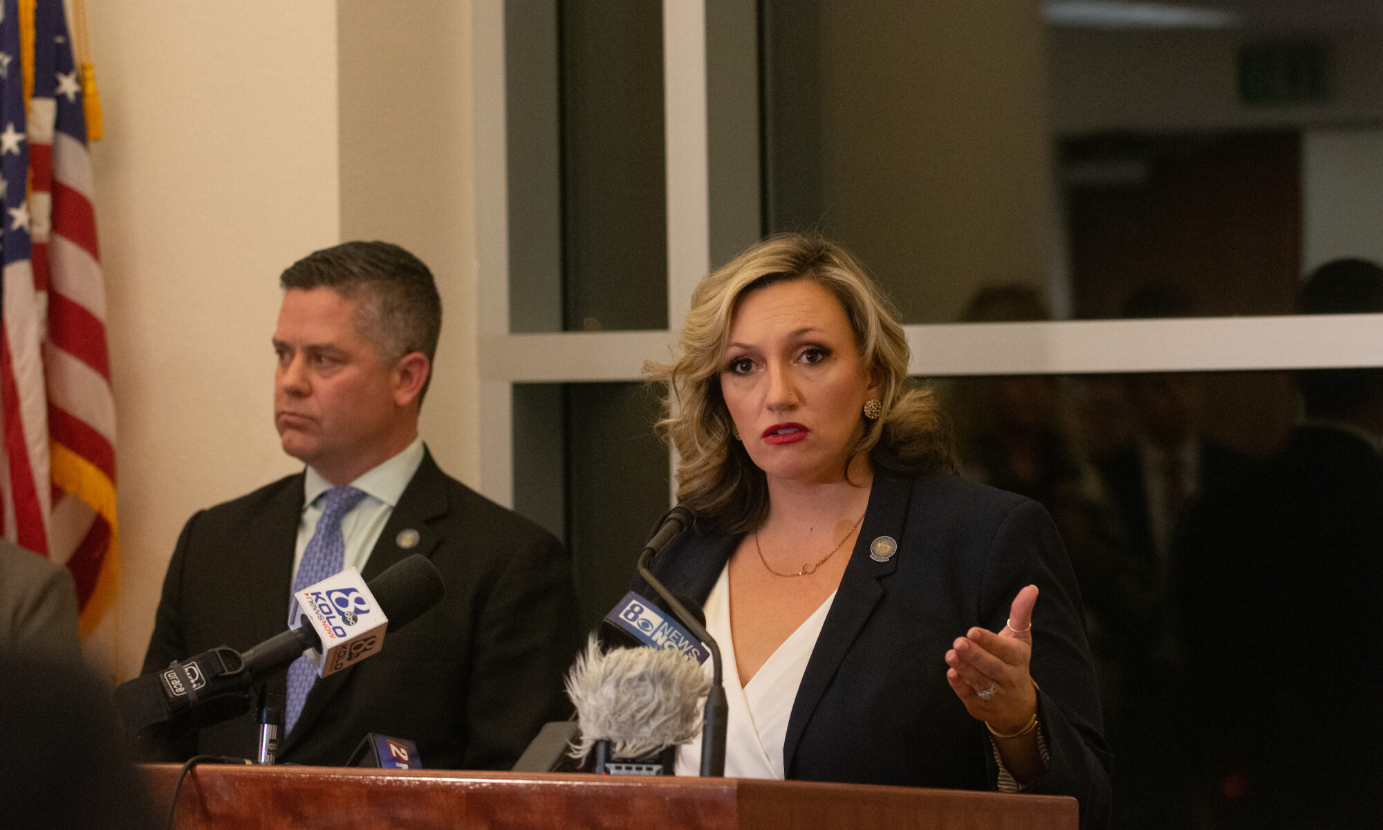 Democrats take aim at Lombardo on election laws, school choice after ...