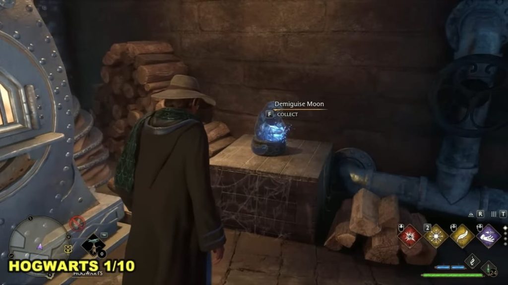 Demiguise Moon location in Hogwarts Legacy
