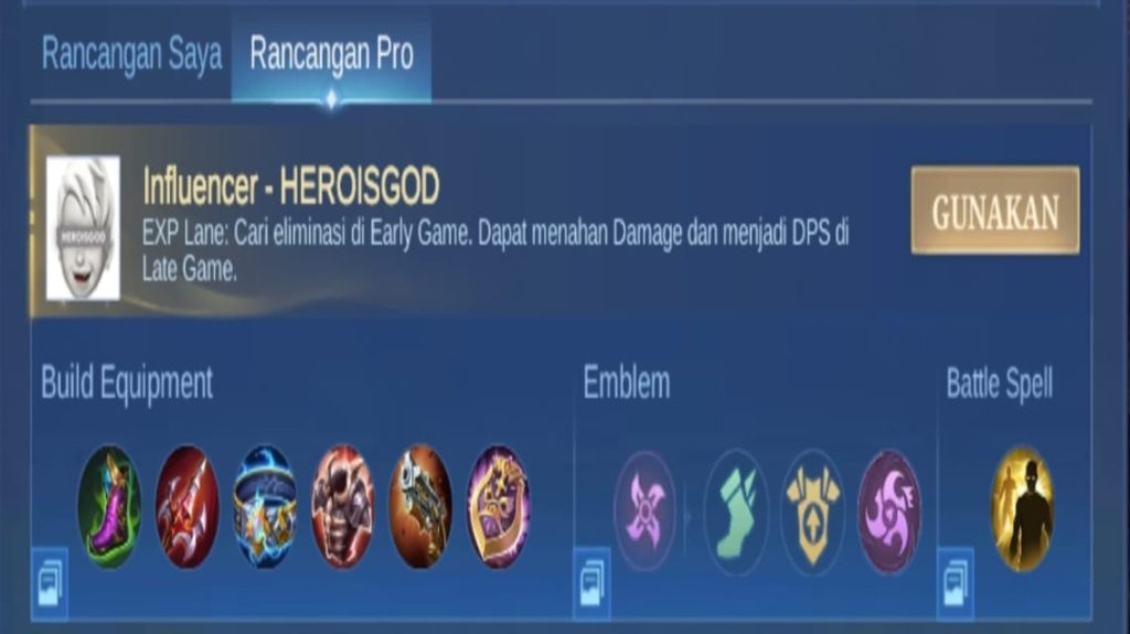 Recommended Builds, Emblems and Battle Spells for Aldous ML 2024
