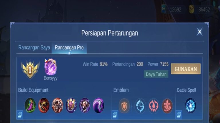Rekomendasi Build Cici Mobile Legends Tersakit 2024