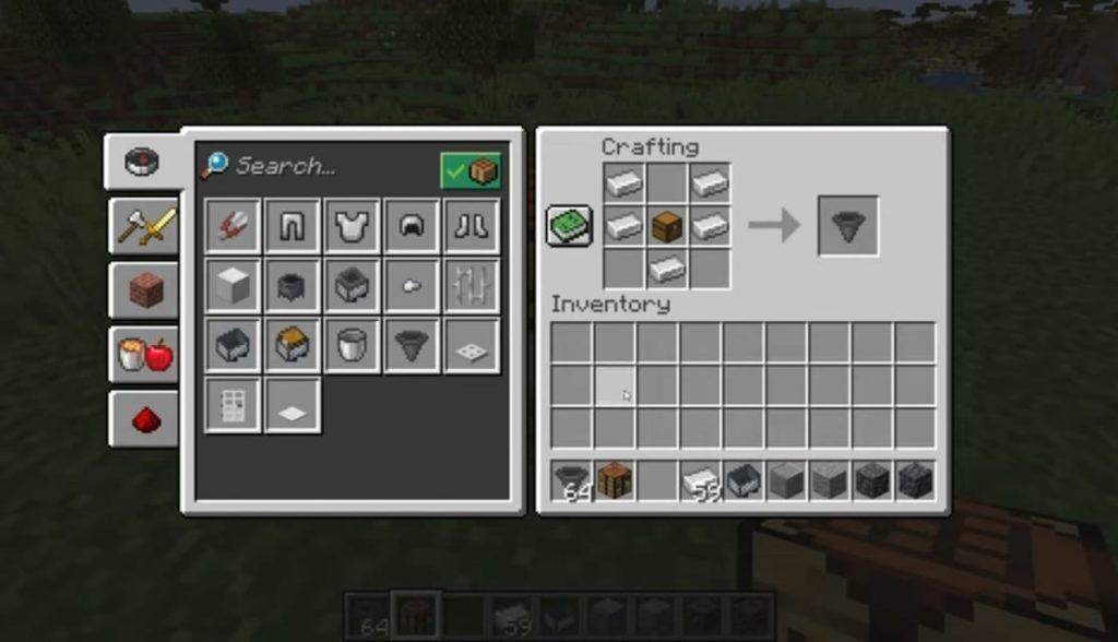 Funktionen und wie man einen Hopper in Minecraft baut