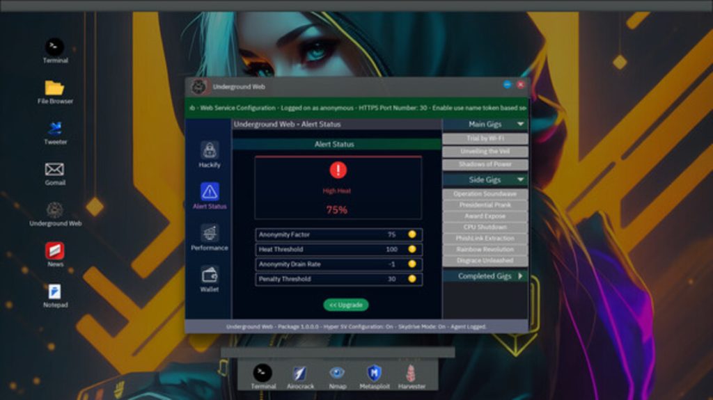 Anonymous Hacker Simulator: Fun Hacking Game for PC