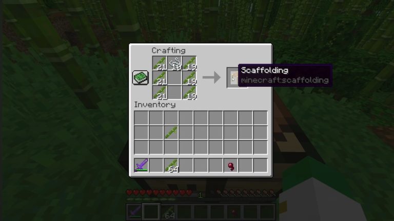 How To Make Scaffolding In Minecraft