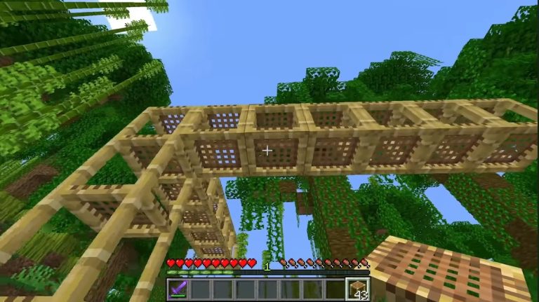 Cara Membuat Scaffolding di Minecraft