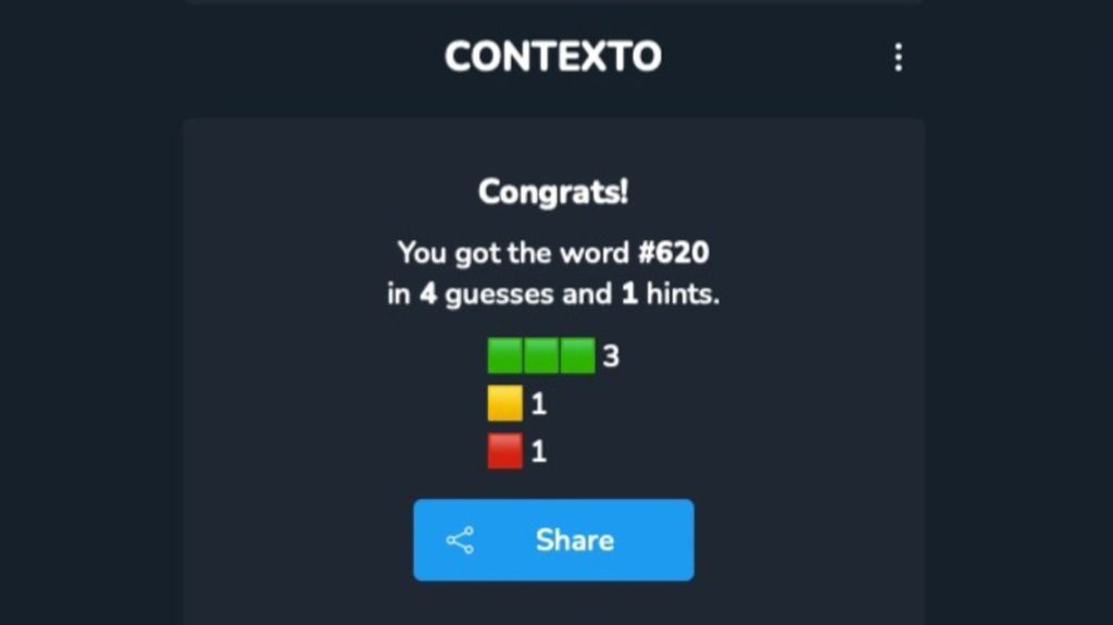 Contexto: Word Guessing Game with AI Contexto: Word Guessing Game with AI