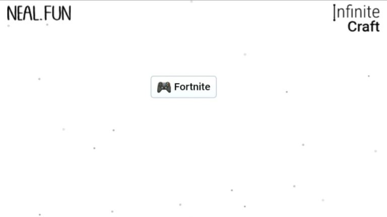 How to Make Fortnite in Infinity Craft, Easy!