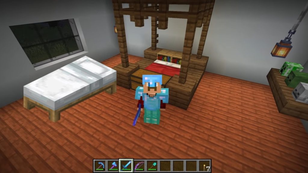 How to Make and Use a Bed in Minecraft