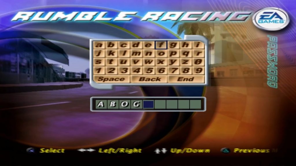 The Most Complete Collection of Nascar Rumble PS2 Cheat Codes