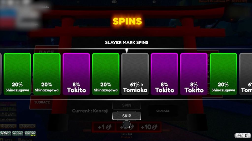 Slayers Unleashed Codes February 2025, there are Free Rerolls