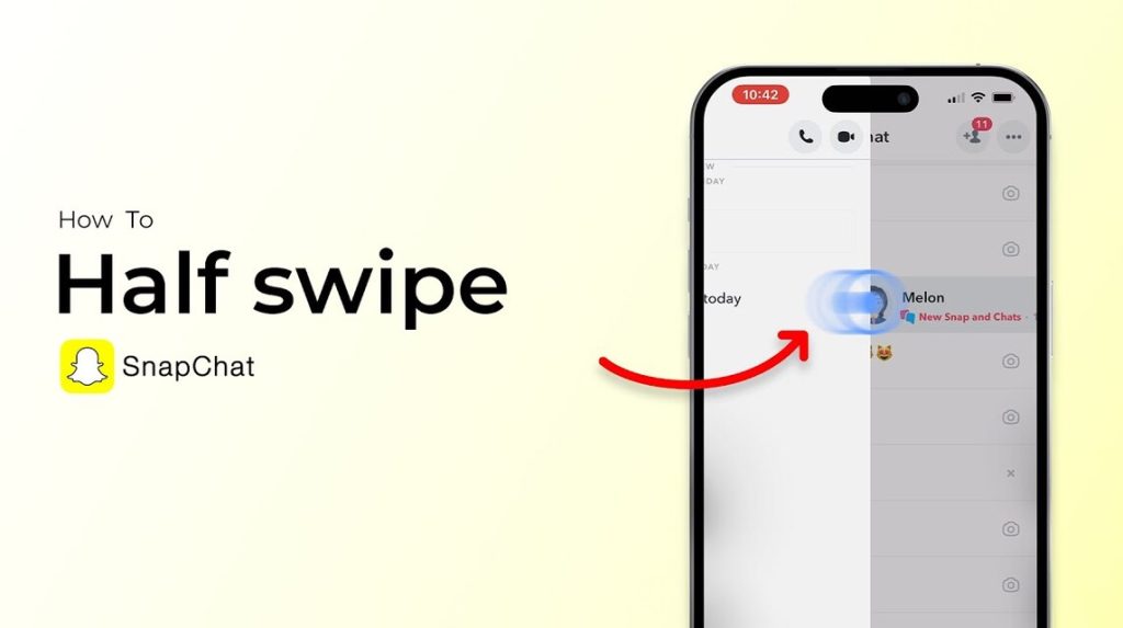 Cara Melakukan Half Swipe di Snapchat, Baca Chat dengan Bebas