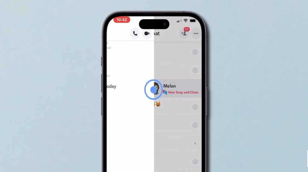 Cara Melakukan Half Swipe di Snapchat, Baca Chat dengan Bebas