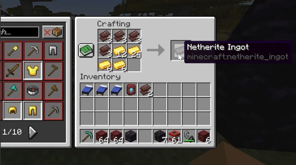 Cara Membuat Netherite Armor di Minecraft