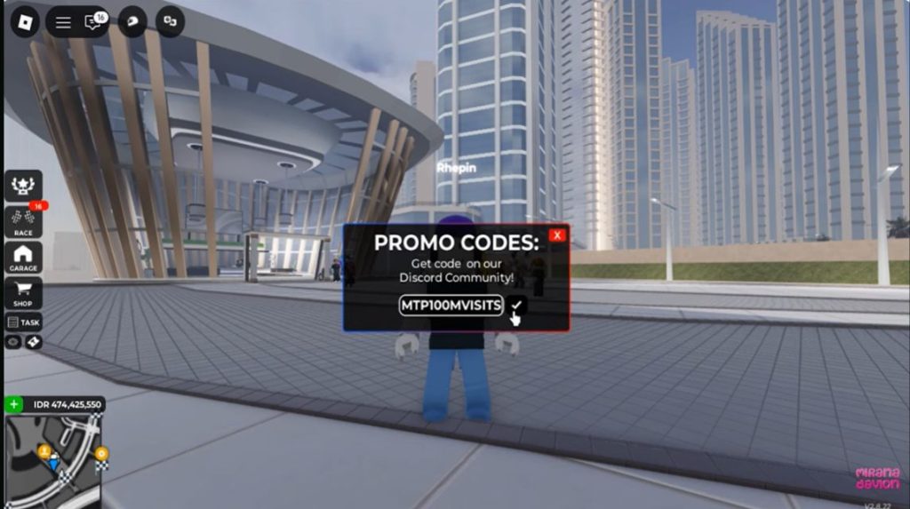 Kode Moto Trackday Project dan Cara Mengaktifkannya