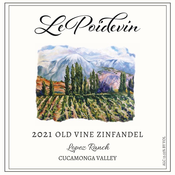 2021 Lopez Ranch Old Vine Zinfandel from LePoidevin Cellars | Vinoshipper
