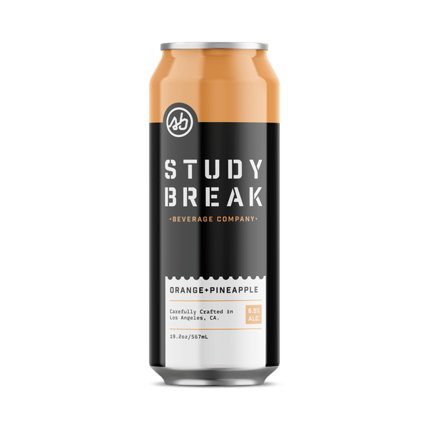2025 Orange Pineapple 19.2 oz (12 cans) from Study Break Hard Seltzer ...
