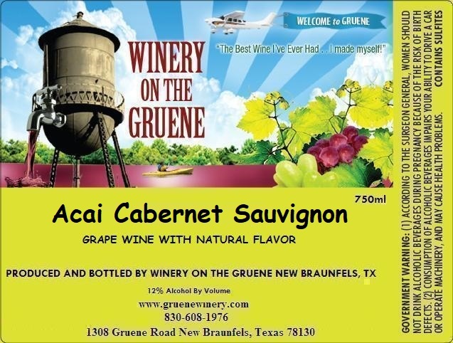Acai Cabernet Sauvignon from Winery on the Gruene | Vinoshipper