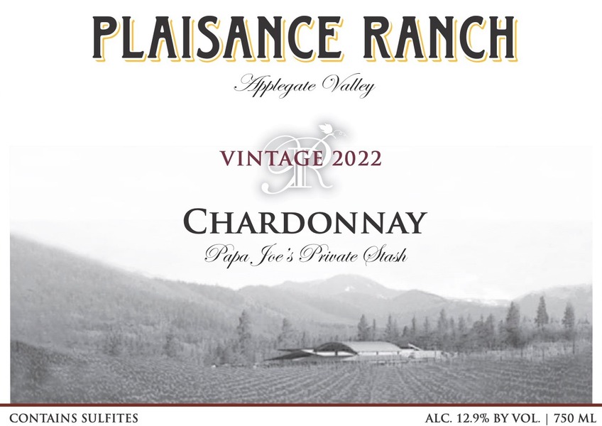 2022 Chardonnay - Papa Joe's Private Stash from Plaisance Ranch ...