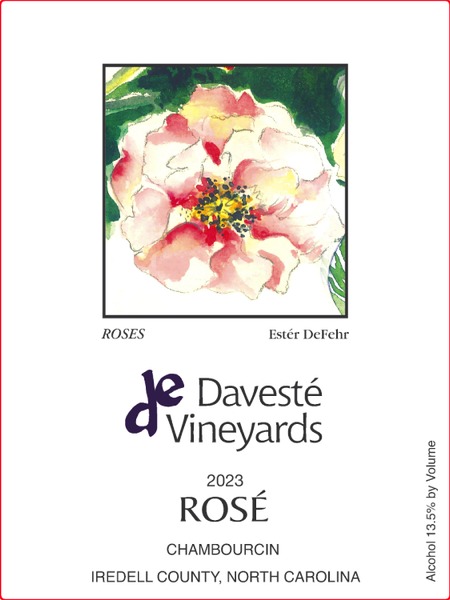 2023 Dry Rosé of Chambourcin from Davesté Vineyards | Vinoshipper