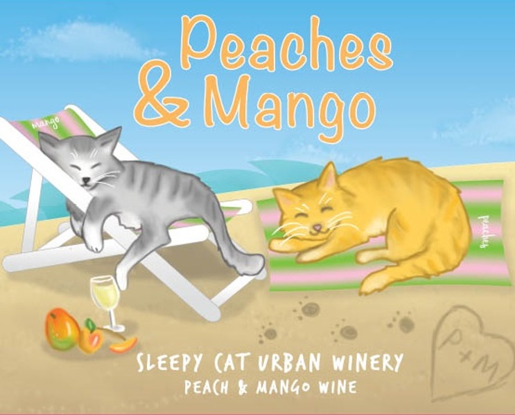 Peaches & Mango | Sleepy Cat Urban Winery | Fruit Wines | Vinoshipper