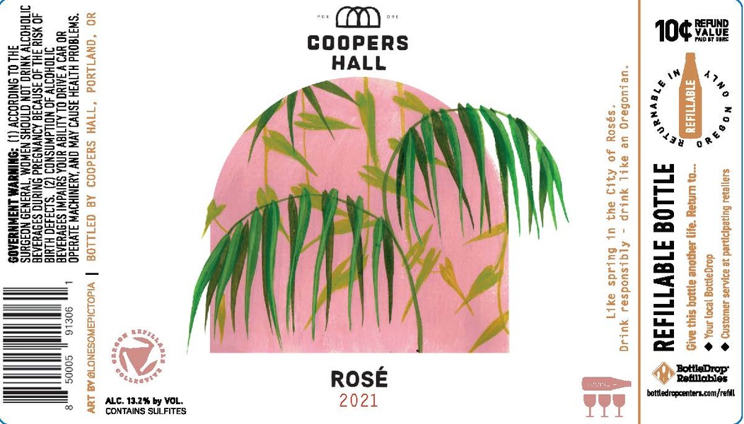 2021 Rose from Coopers Hall | Vinoshipper