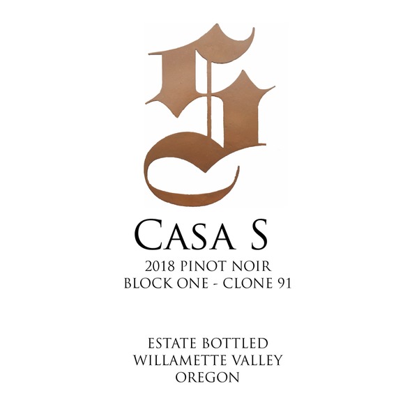 2018 Pinot Noir - Block 1 - Clone 91 from Casa S Winery | Vinoshipper