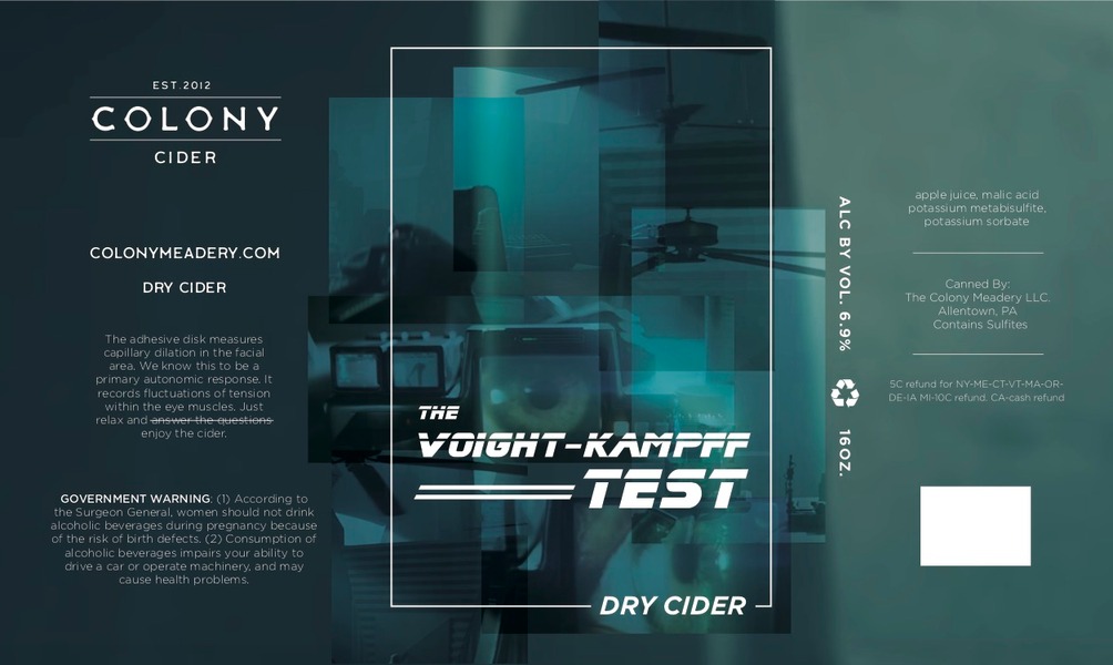 Voight-Kampff Test from The Colony Meadery | Vinoshipper