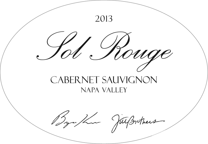 2013 Sol Rouge Cabernet Sauvignon, Napa Valley - 91pts from Winery ...